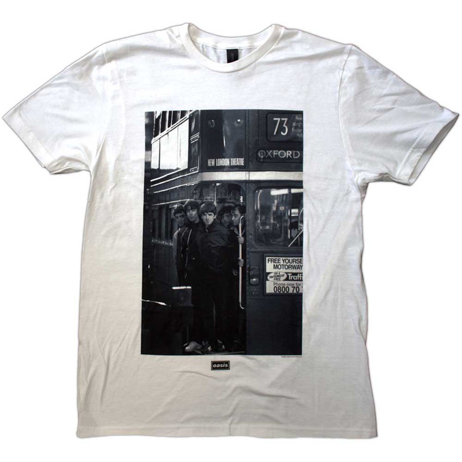 OASIS - LONDON BUS PHOTO - T-Shirt White – Spiral Direct
